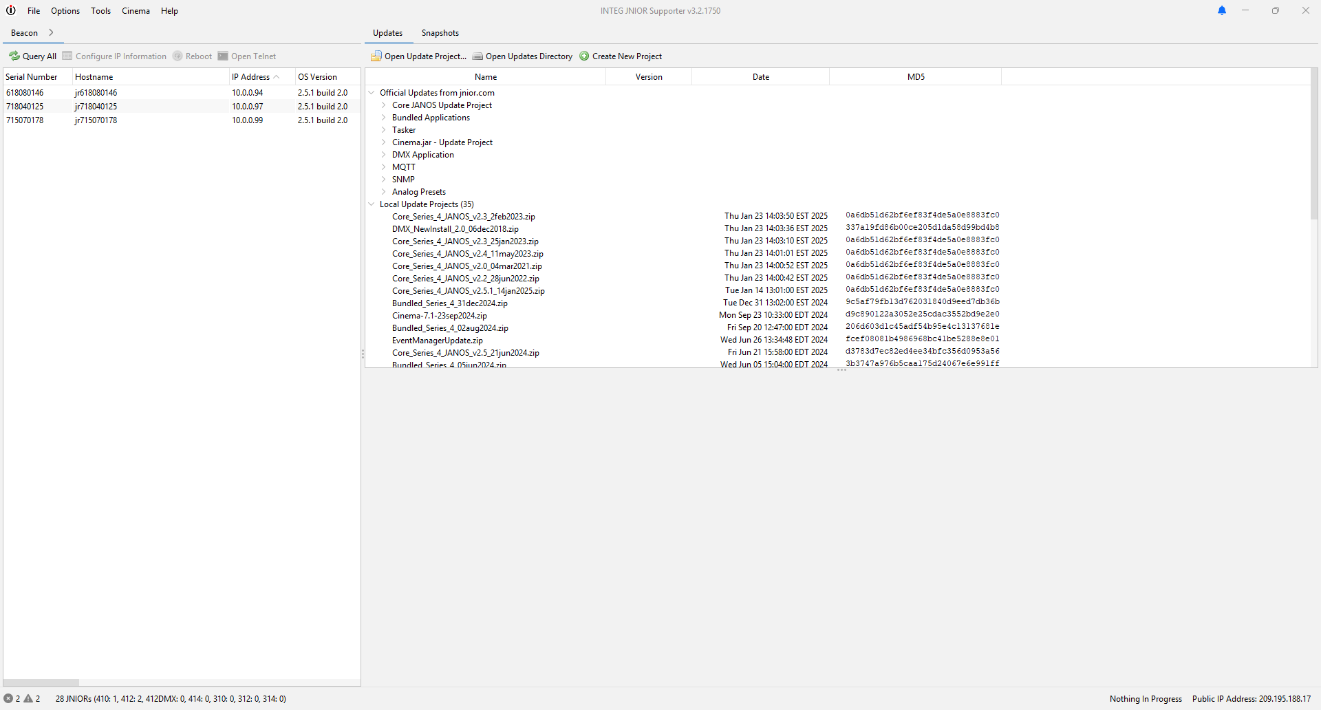JNIOR Supporter Overview