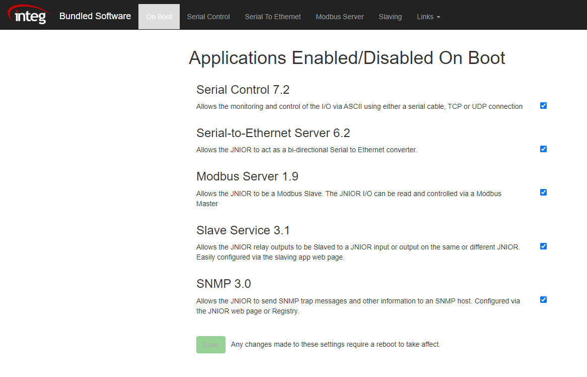 Web Pages for Bundled Software