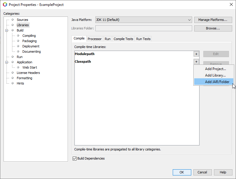 Creating a Project (KB Embedded Application Programming)