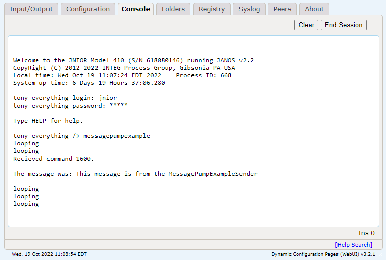 Message Pump Overview