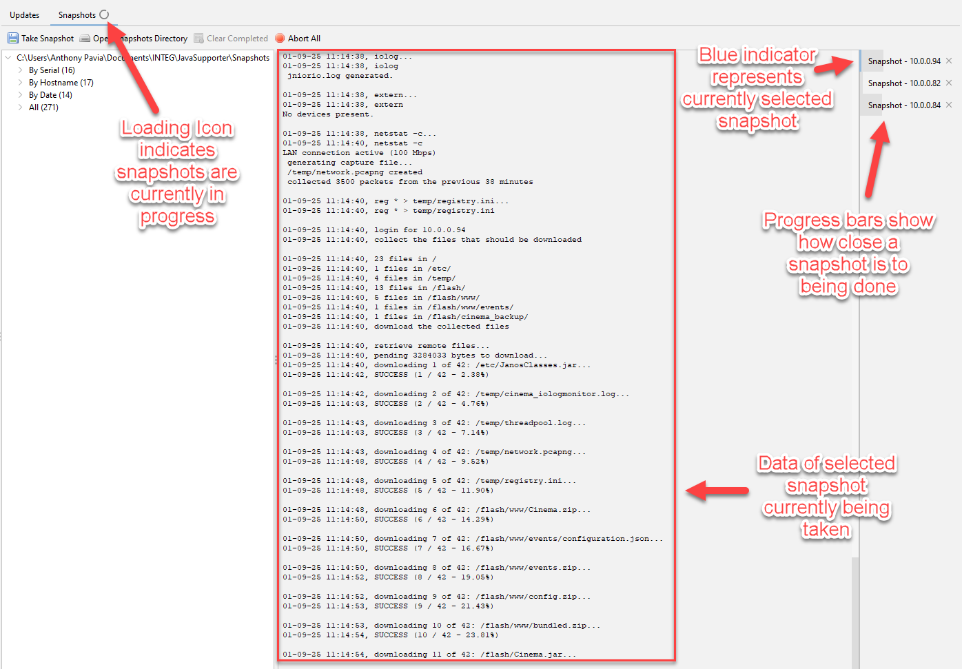 Snapshots – JNIOR Supporter